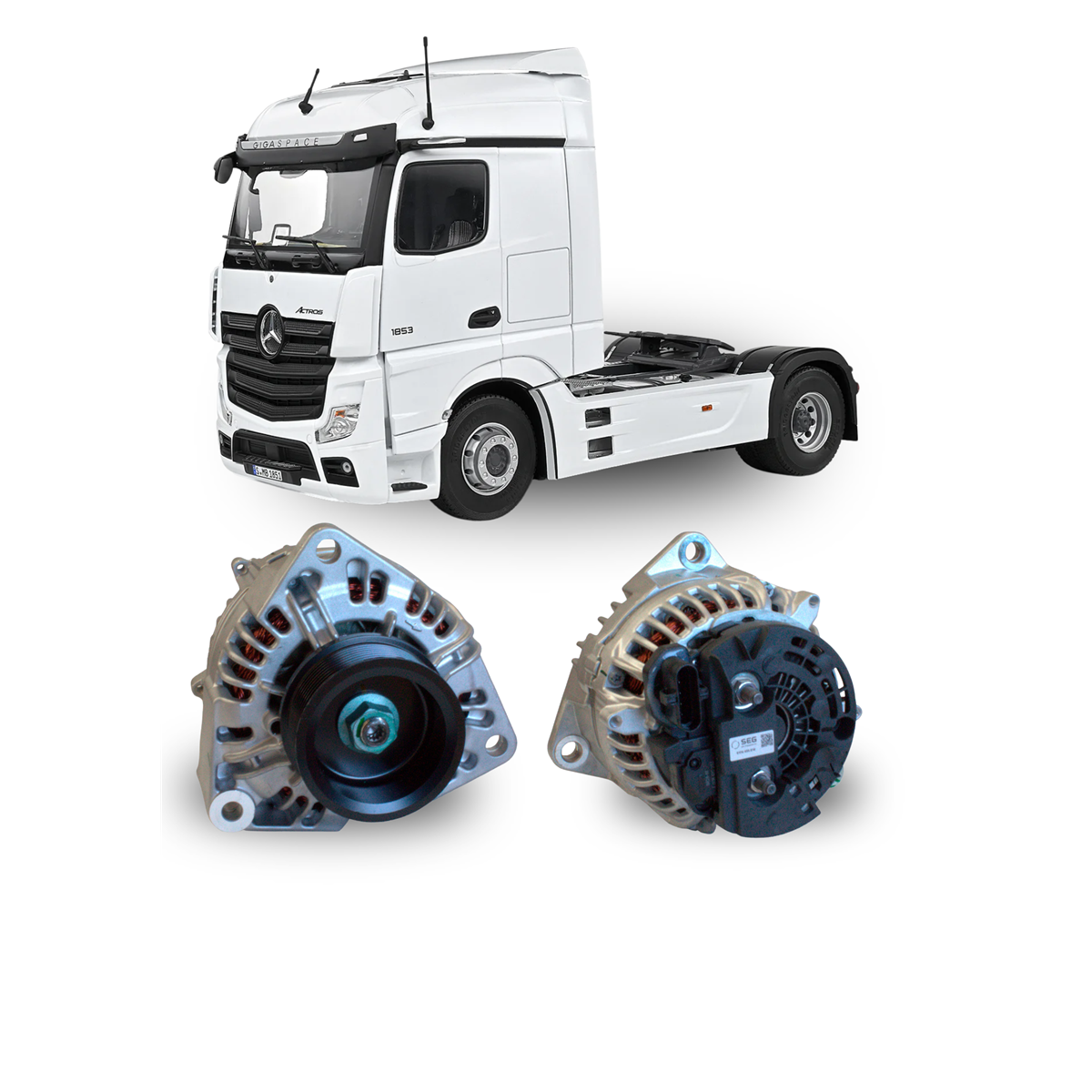Alternador 150A 24V Mb Axor Actros 2019...